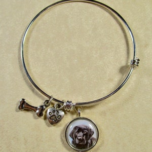 Black Lab Bracelet Black Lab Bangle Black Lab Expand It - Etsy