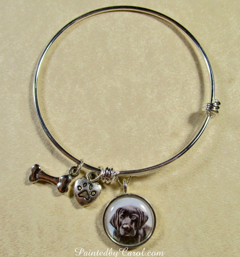 Black Lab Bracelet Black Lab Bangle Black Lab Expand It - Etsy