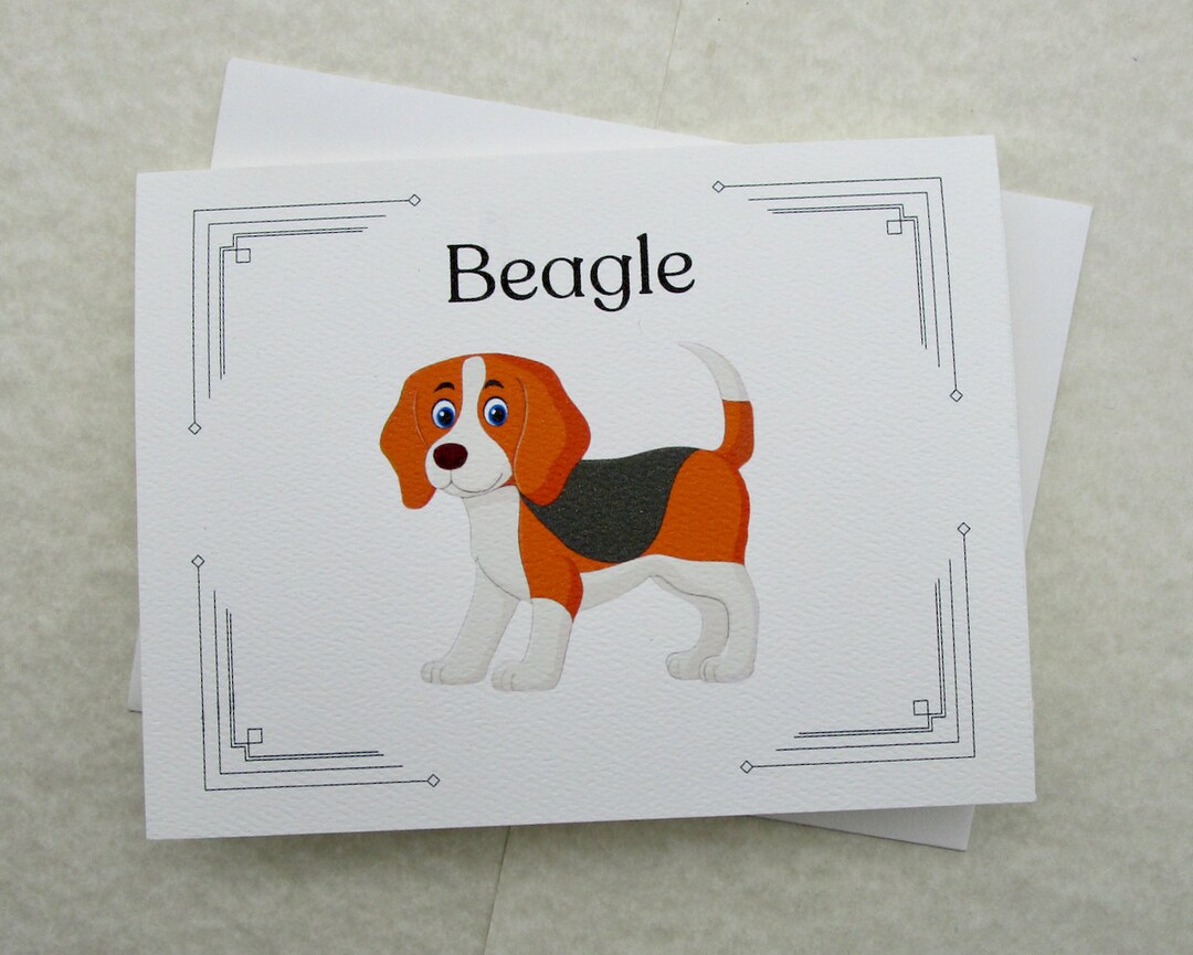 Beagle Note Cards, Beagle Stationery, Beagle Cards, Beagle Gifts. Cards ...