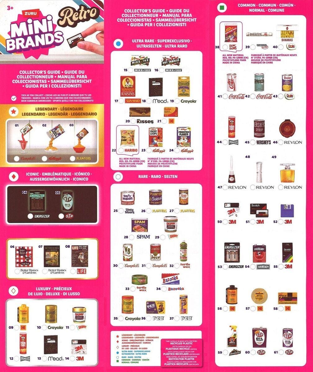 Retro Mini Brands SUPER CUTE - Etsy