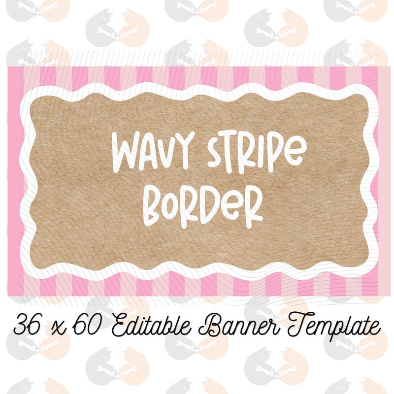 Pink Wavy Line - Etsy