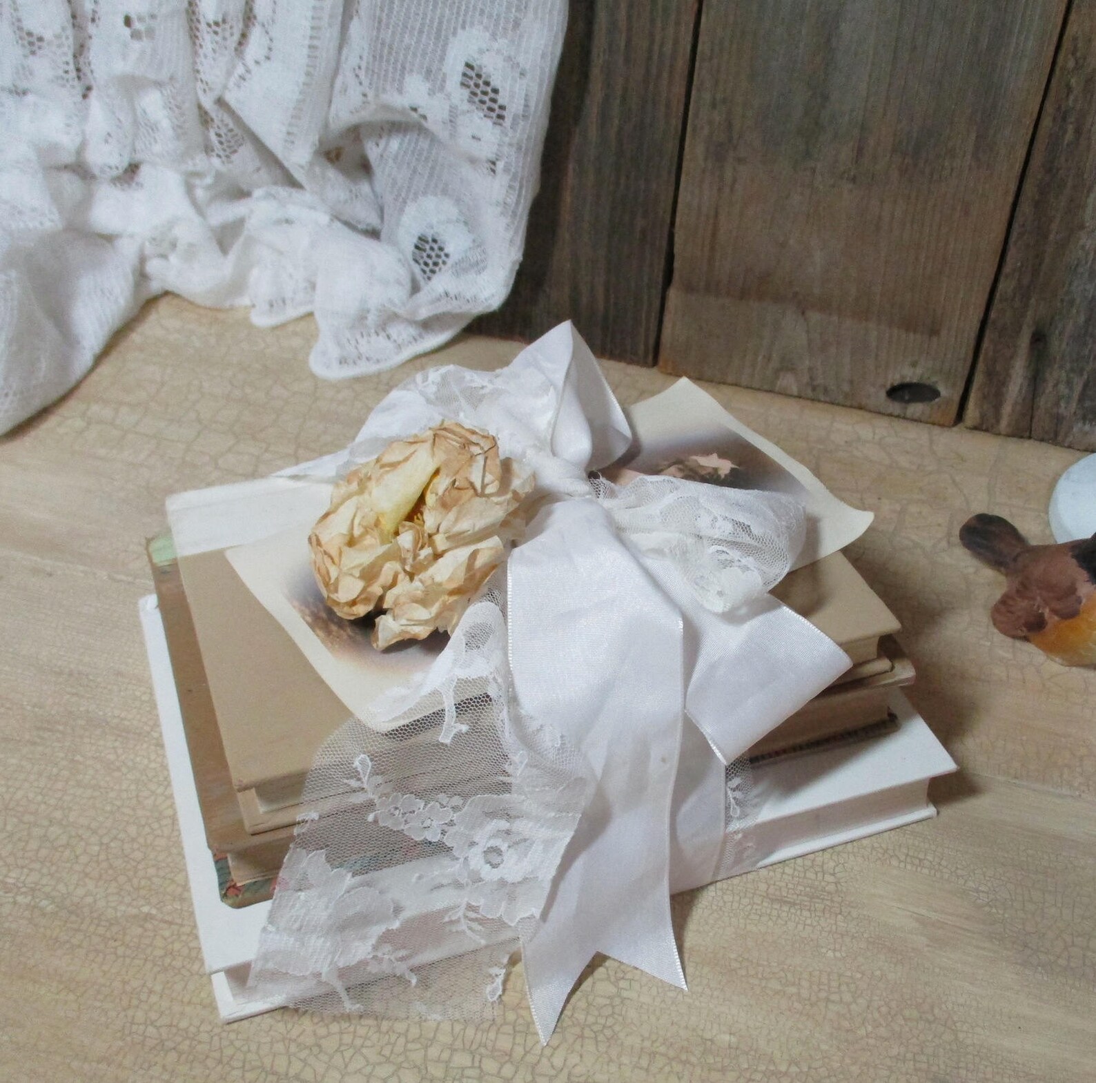 Decorative Book Bundle / Shabby Chic Cottage / French Farmhouse ...