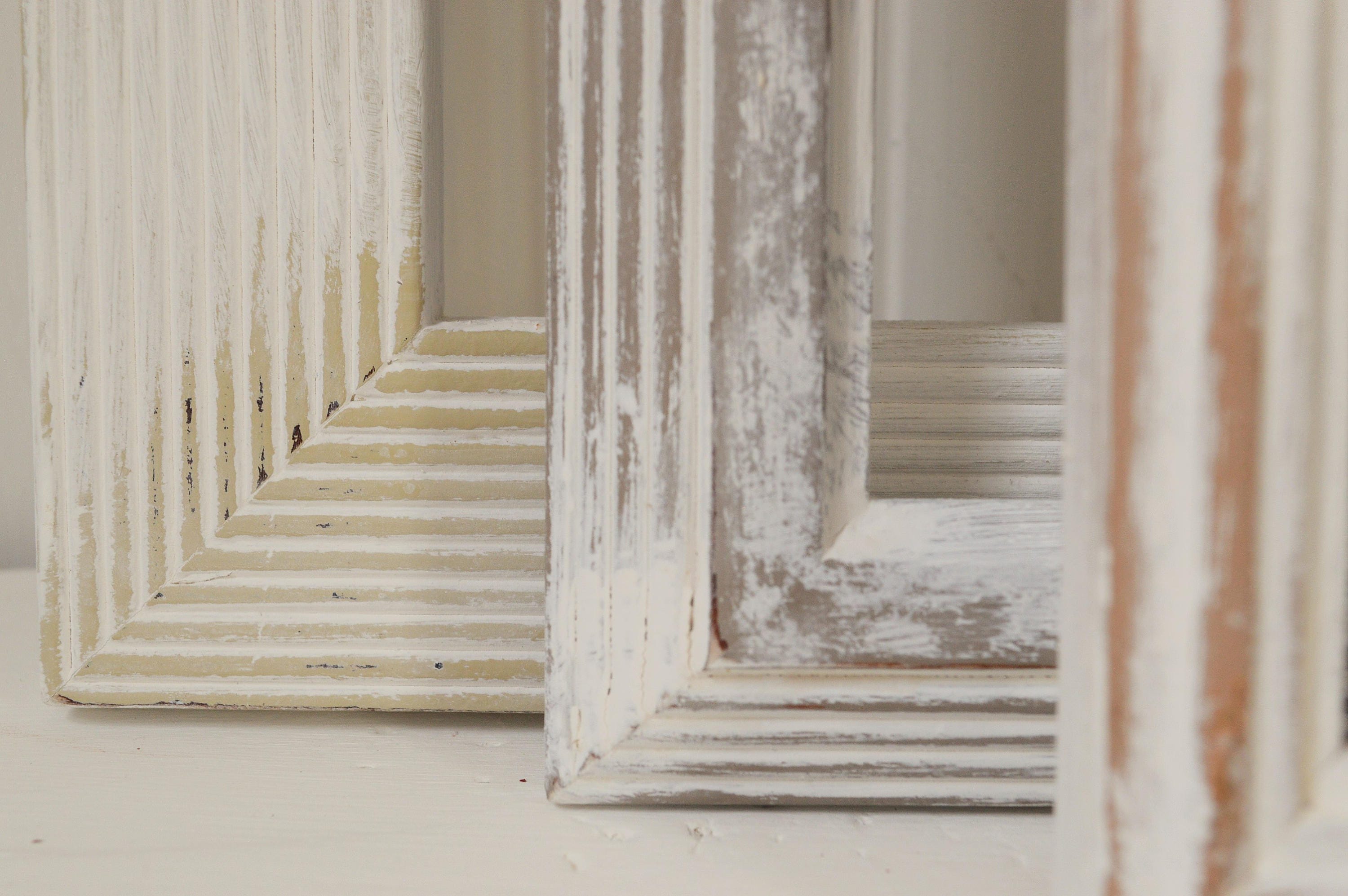 White Frame Set / Frame Set / Shabby Cottage Chic / French Farmhouse ...