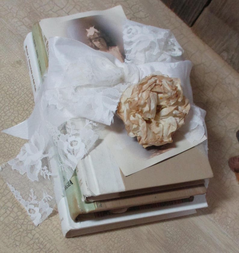 Decorative Book Bundle / Shabby Chic Cottage / French Farmhouse ...