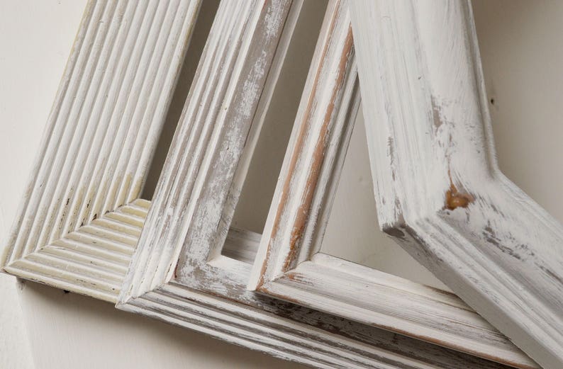 White Frame Set / Frame Set / Shabby Cottage Chic / French Farmhouse ...