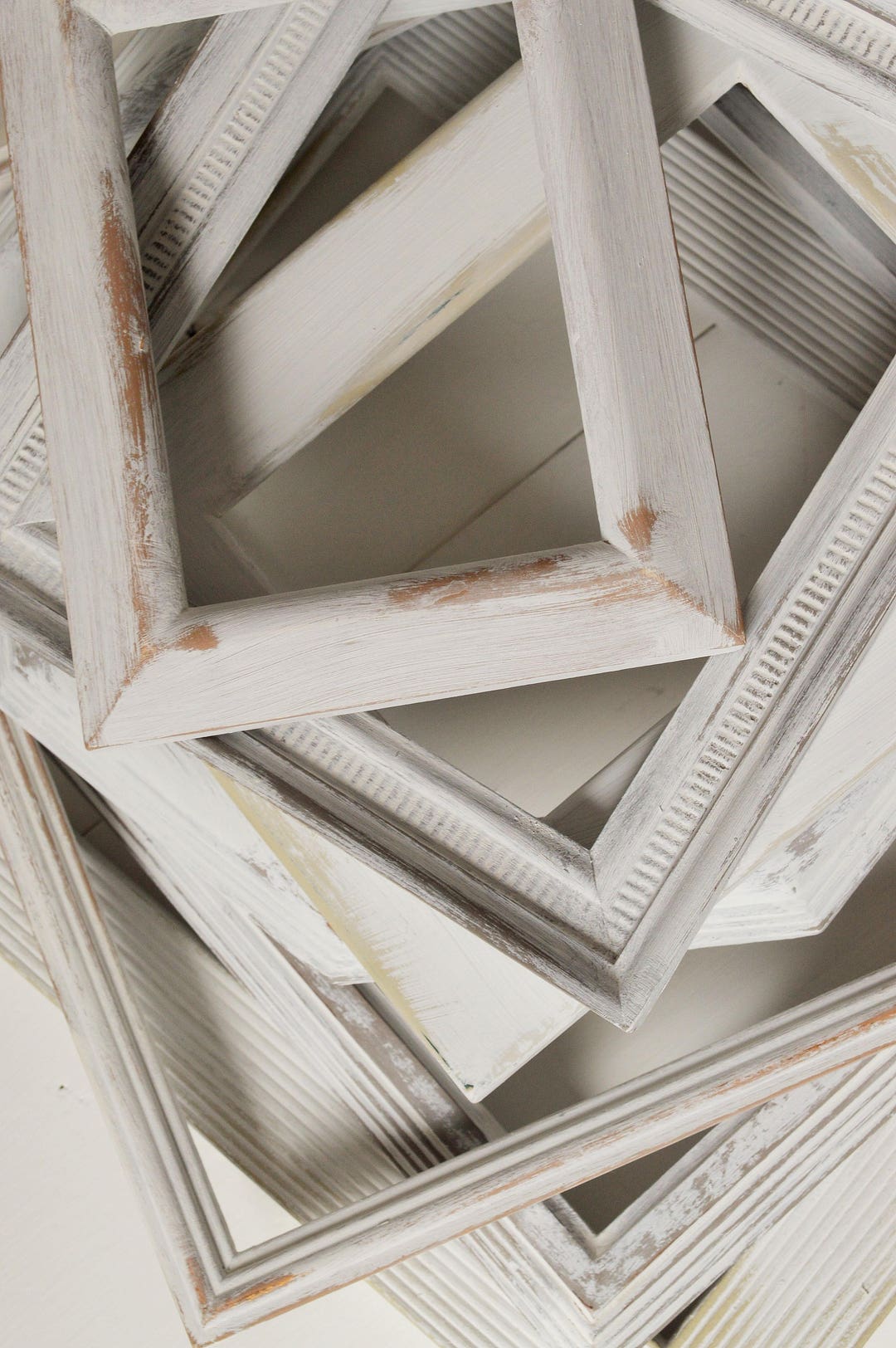 White Frame Set / Frame Set / Shabby Cottage Chic / French Farmhouse ...