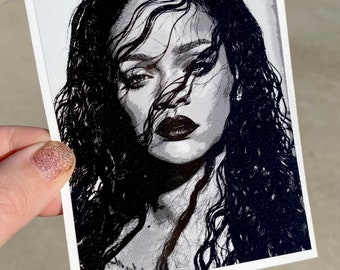 Rihanna Sticker - Etsy