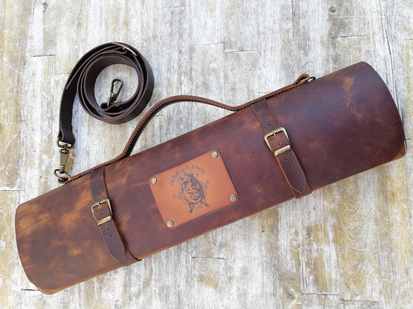 Personalized Leather Knife Roll Bag Knife Holder Leather - Etsy