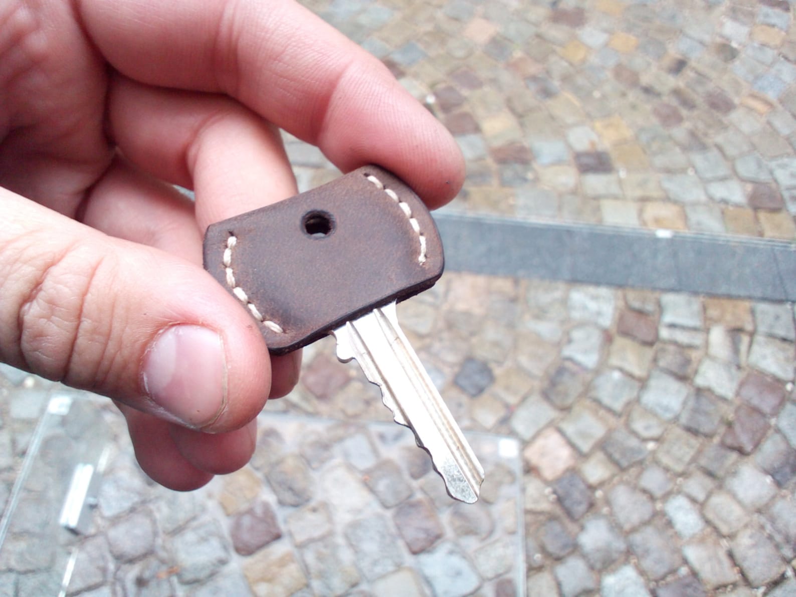 Personalized Leather Key Cover Keys Holder | Etsy