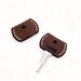 Personalized Set of Two- Leather Key Cover -key Topper -key Cap - Etsy