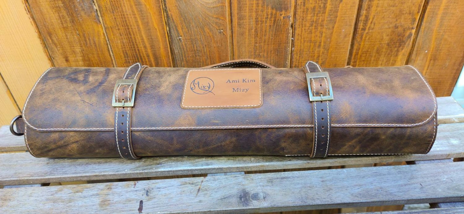 Personalized Leather Knife Roll Bag Knife Holder Leather - Etsy