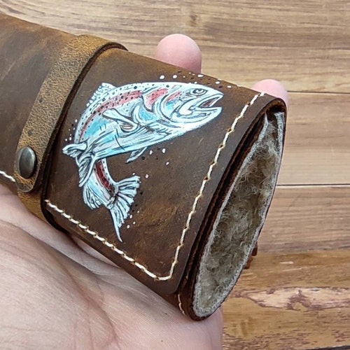 Custom Leather Fly Wallet - Etsy
