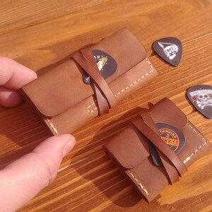 Personalized Leather Guitar Pick Wallet , Guitar Pick Holder,leather ...