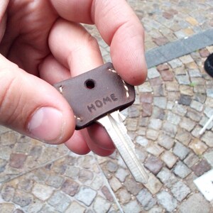 Personalized Set of FIVE - Leather Key Cover -key Topper -key Cap - Etsy