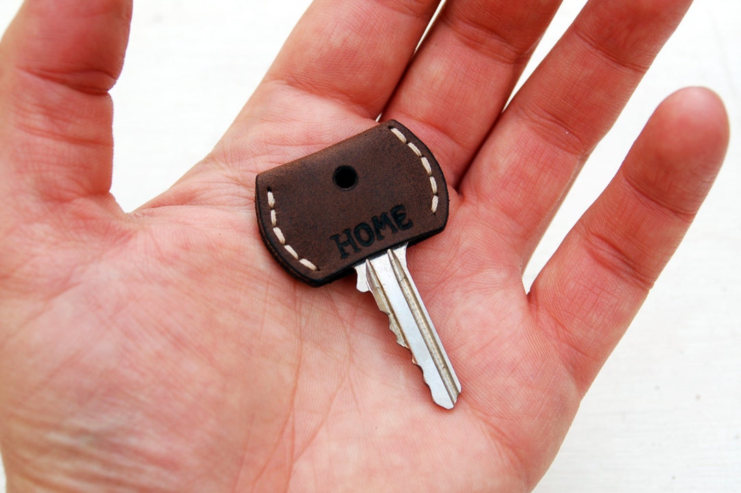 Personalized Leather Key Cover - Keys Holder - Etsy