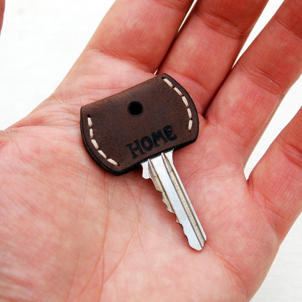 Leather Key Cover - Etsy