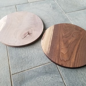 Wood Circle - Wood Round - 12 Inch Craft Wood - Black Walnut - Etsy