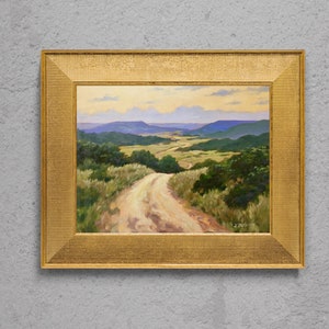 Fine Art Print Giclee of Original Oil Landscape Painting - Bandera ...