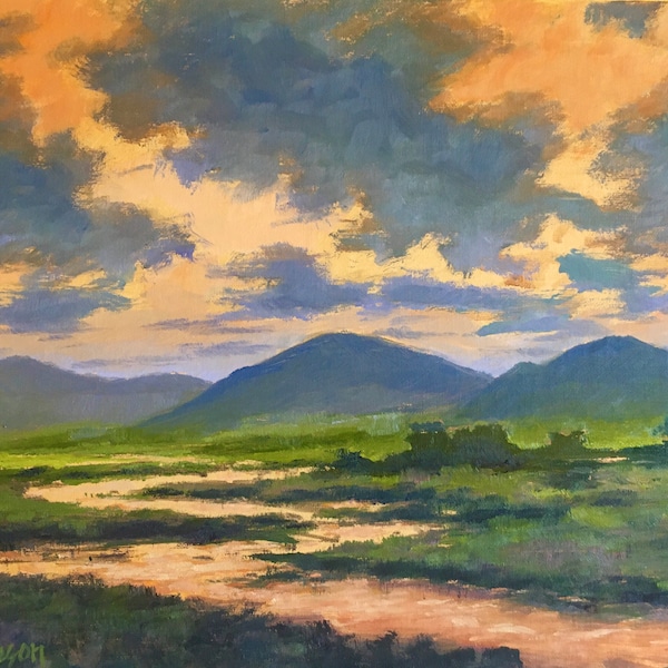 Oregon Mountain Art - Etsy