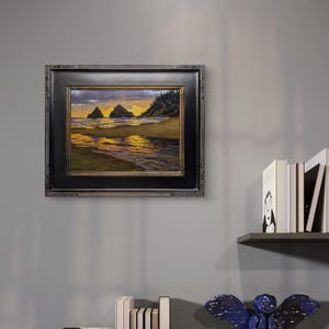 Original Oil Painting Oregon Coast "heceta Head Sunset" for Home ...