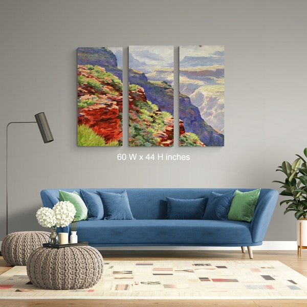 Triptych Painting - Etsy