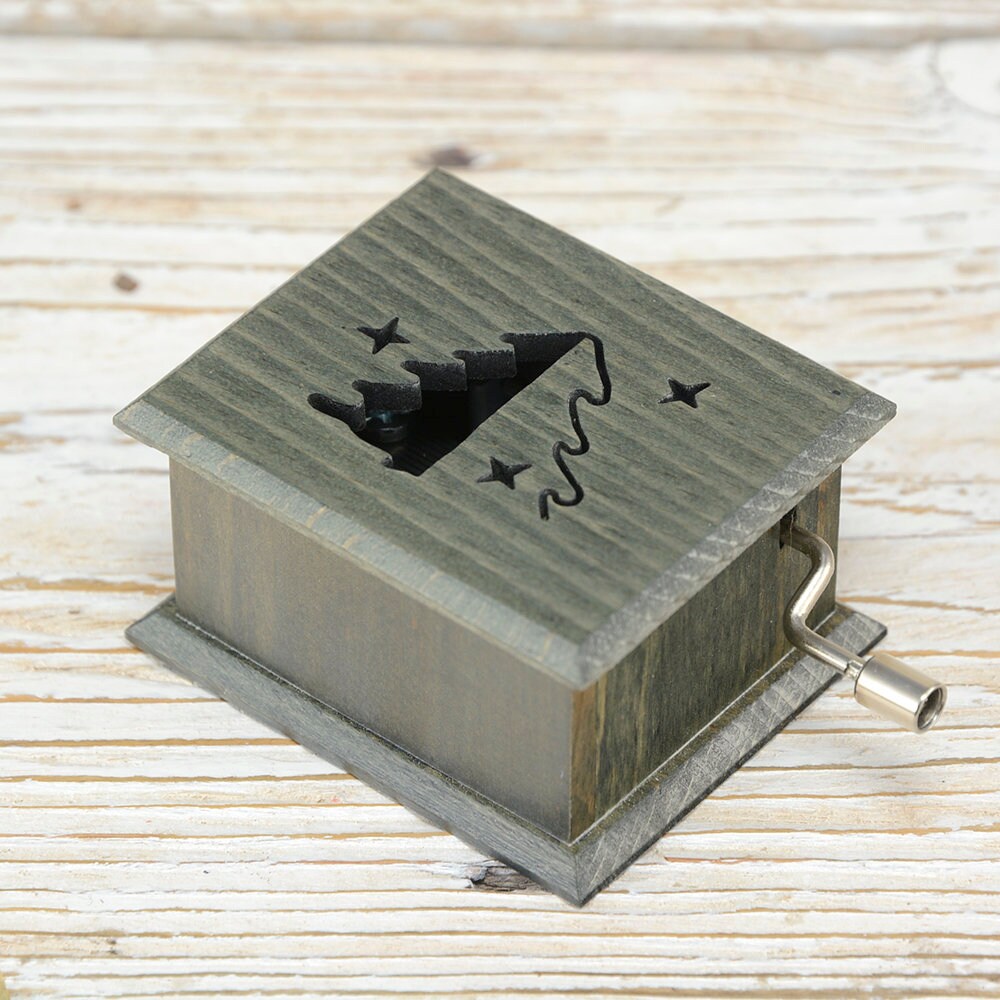 Personalized Christmas Gift Christmas Hand-powered Music Box - Etsy