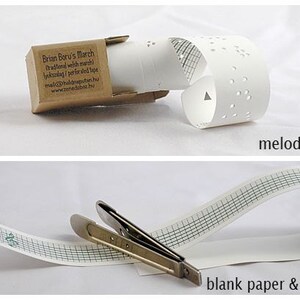 Tune Melody Paper - Blank Paper - Puncher for Custom Music by Wooden ...