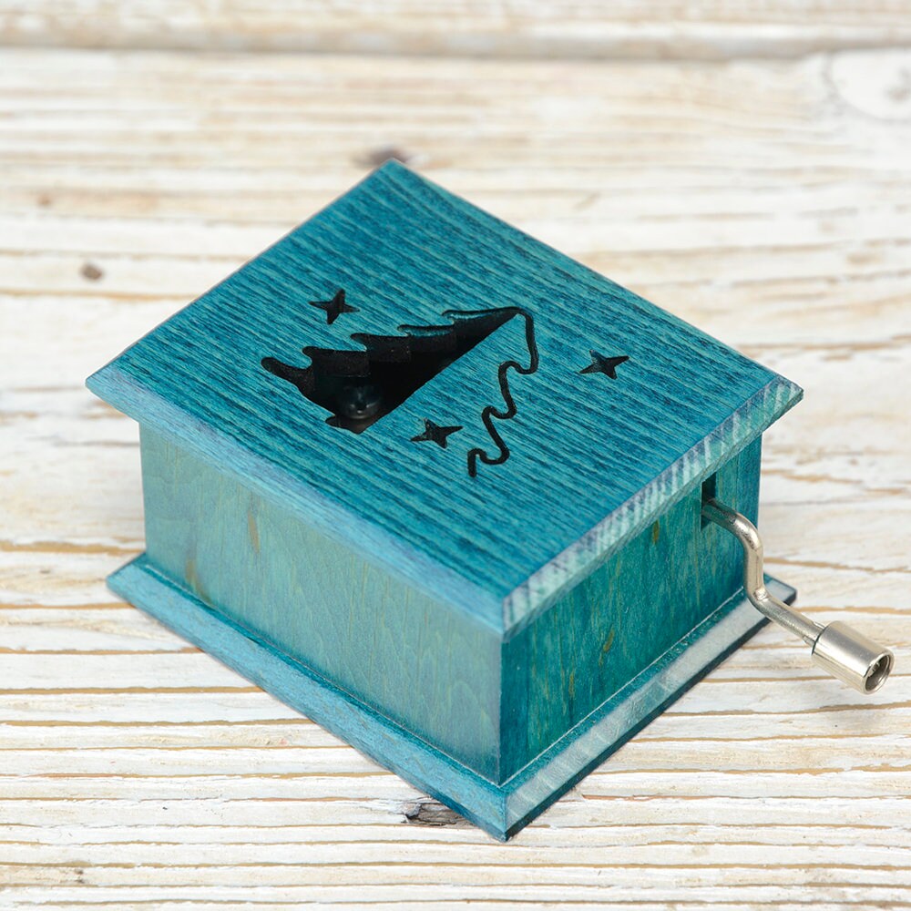 Personalized Christmas Gift Christmas Hand-powered Music Box - Etsy