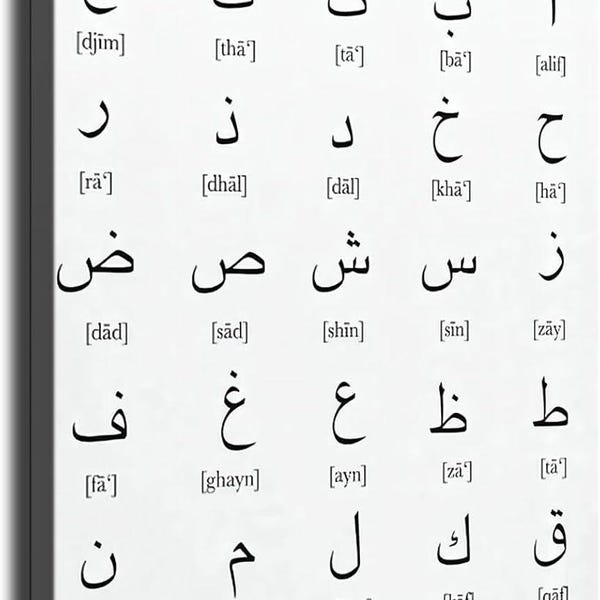 Arabic Language Poster - Etsy