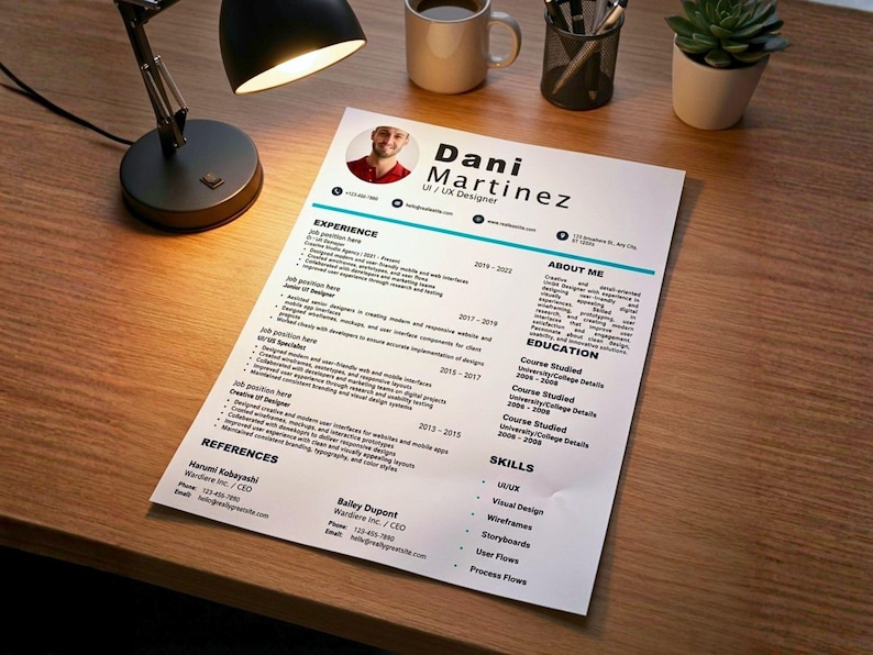 ATS Friendly Resume Template Word, Pages, ATS Resume, ATS Cv Resume ...