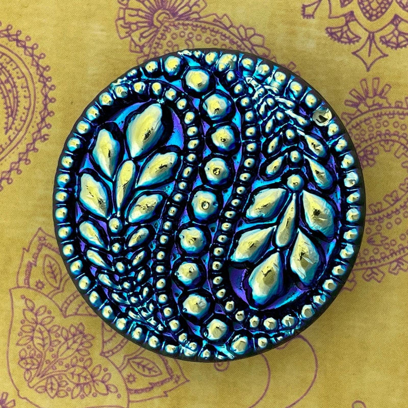 Czech Buttons 32mm Glass - Etsy