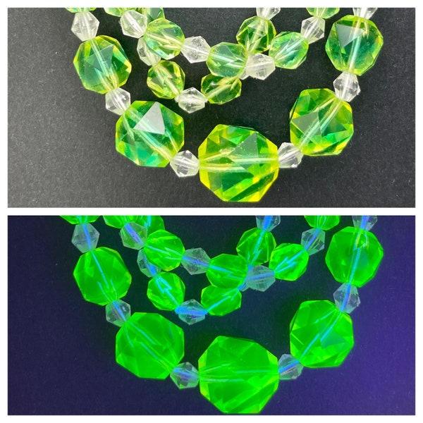 Uranium Glass Vintage Jewelry - Etsy
