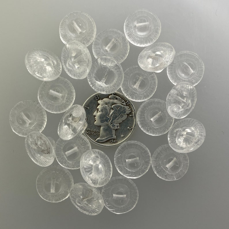 Glass Button Backs / Shanks, 11mm - Etsy