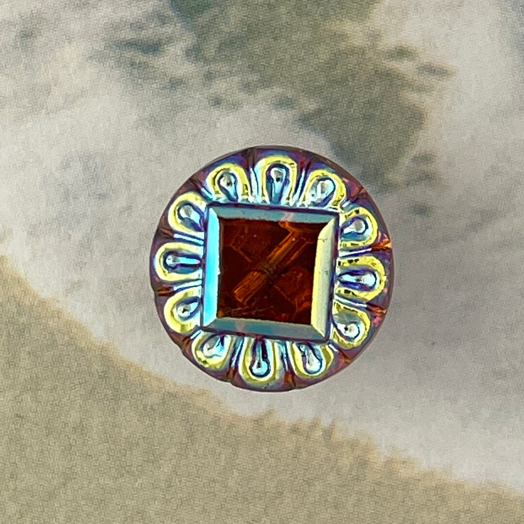 Window Glass Button- Made in Czech Republic 10mm - Etsy