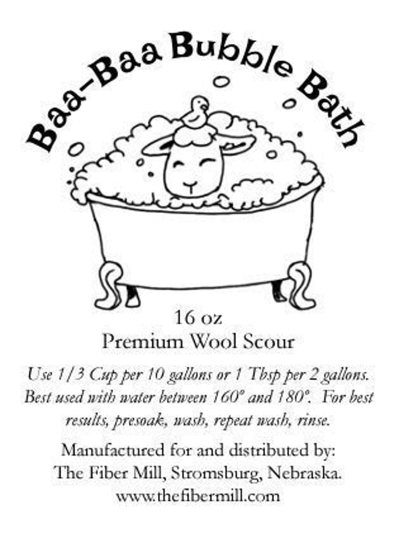 Baa Baa Bubble Bath Wool Scour Detergent, 8 Ounce Bottle - Etsy