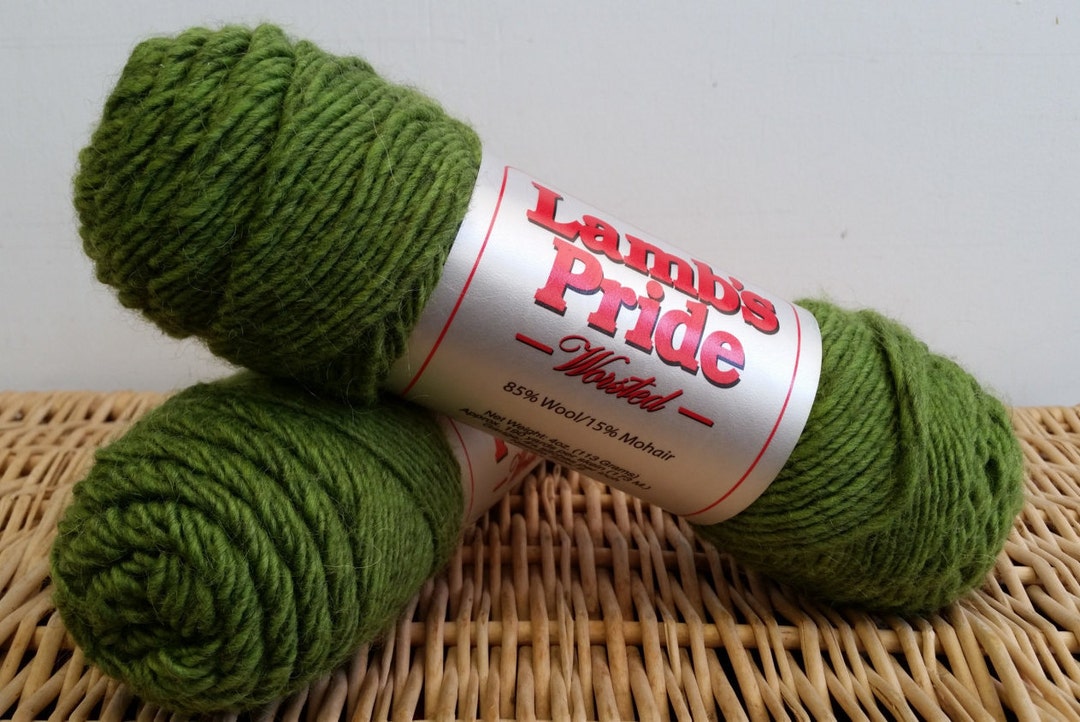 Wool Mohair Worsted Yarn, Worsted Wool Yarn, Wool Blend Yarn, Brown ...