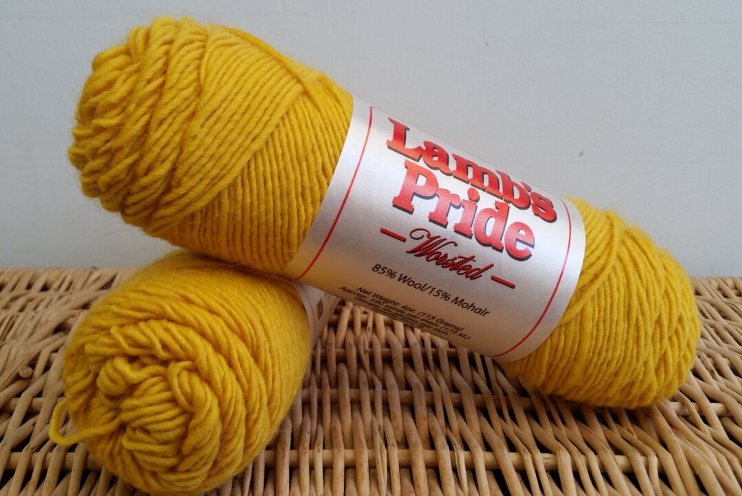 Wool Mohair Worsted Yarn, Worsted Wool Yarn, Wool Blend Yarn, Brown ...