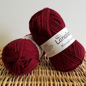 Brown Sheep Lanaloft Worsted Wool Yarn, Chokecherry 62 - Etsy