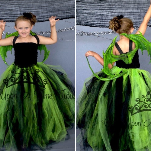 Red Dragon Costume Kids Halloween Costume Red Black Tutu - Etsy