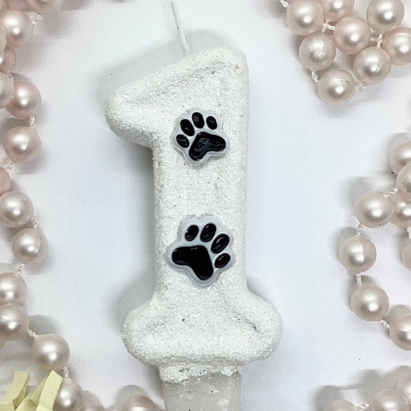 Dog Birthday Cake Candle - Etsy