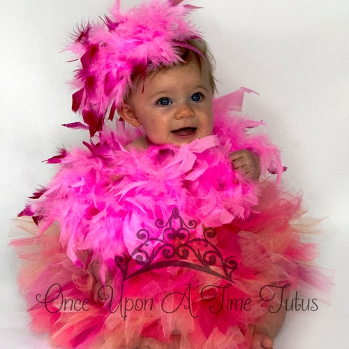 Flamingo Costume Hot Pink Feather Costume Kids Flamingo - Etsy