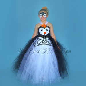 Penguin Costume, Kids Penguin Tutu Dress, Little Girls Costume, Child ...
