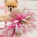 Dog Tutu, Pink Dog Tutu, Puppy Tutu Skirt, Dog Halloween Costume, Fur ...