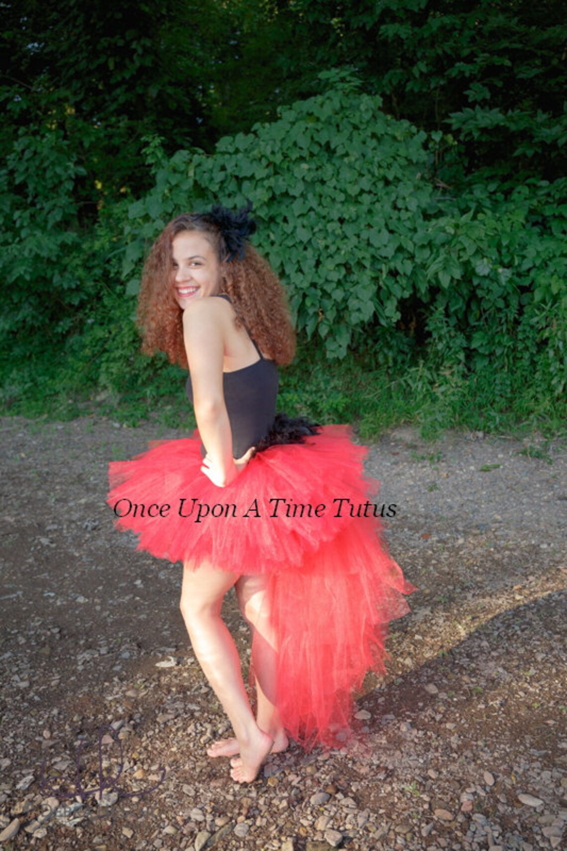 Red Black Feather Tutu Parrot Bustle Skirt Halloween Costume - Etsy