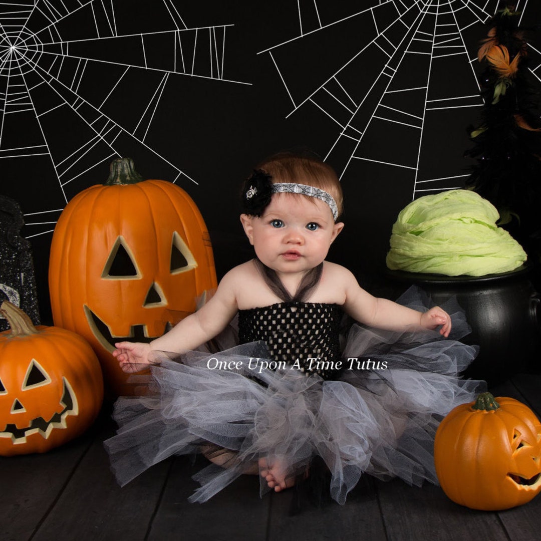 Tutu o vestido negro gris Niñas tamaño 12 meses 2T 3T 4T 5T 6 bebé ...