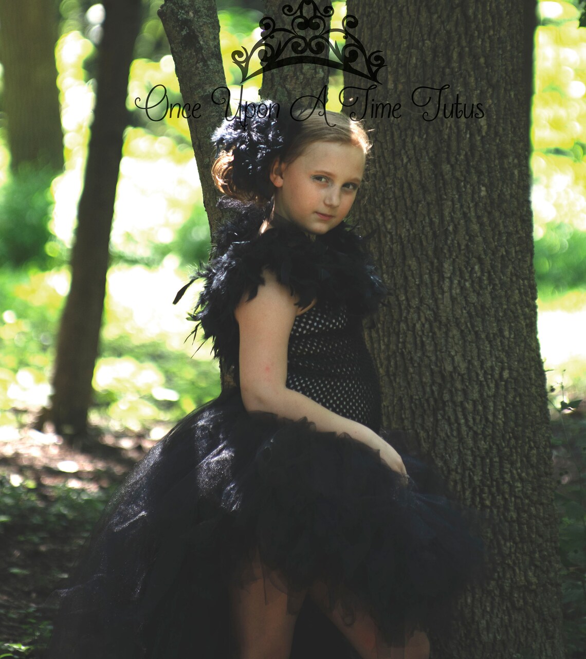 Black Bird Costume Black Owl Costume Girls Swan Dress Kids - Etsy