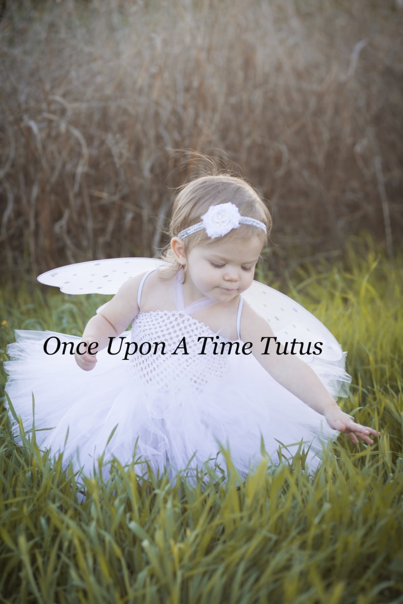 White Tutu Dress Angel Halloween Costume Child Ghost Tutu - Etsy