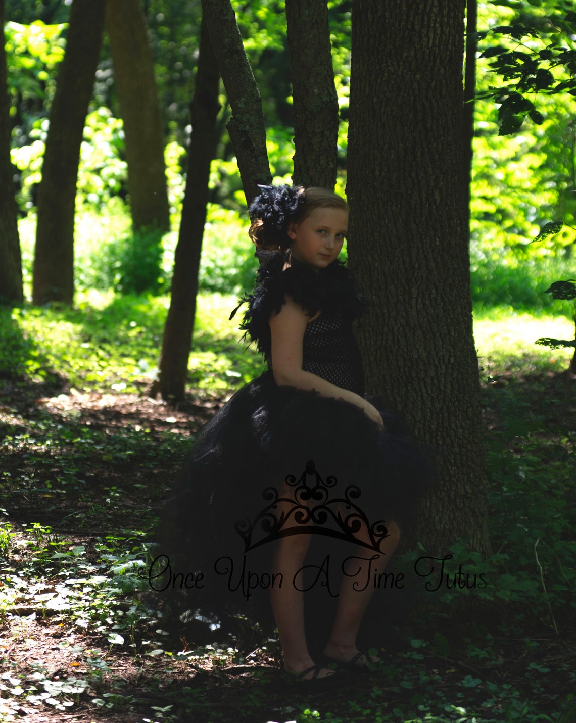 Black Bird Costume Black Owl Costume Girls Swan Dress Kids | Etsy