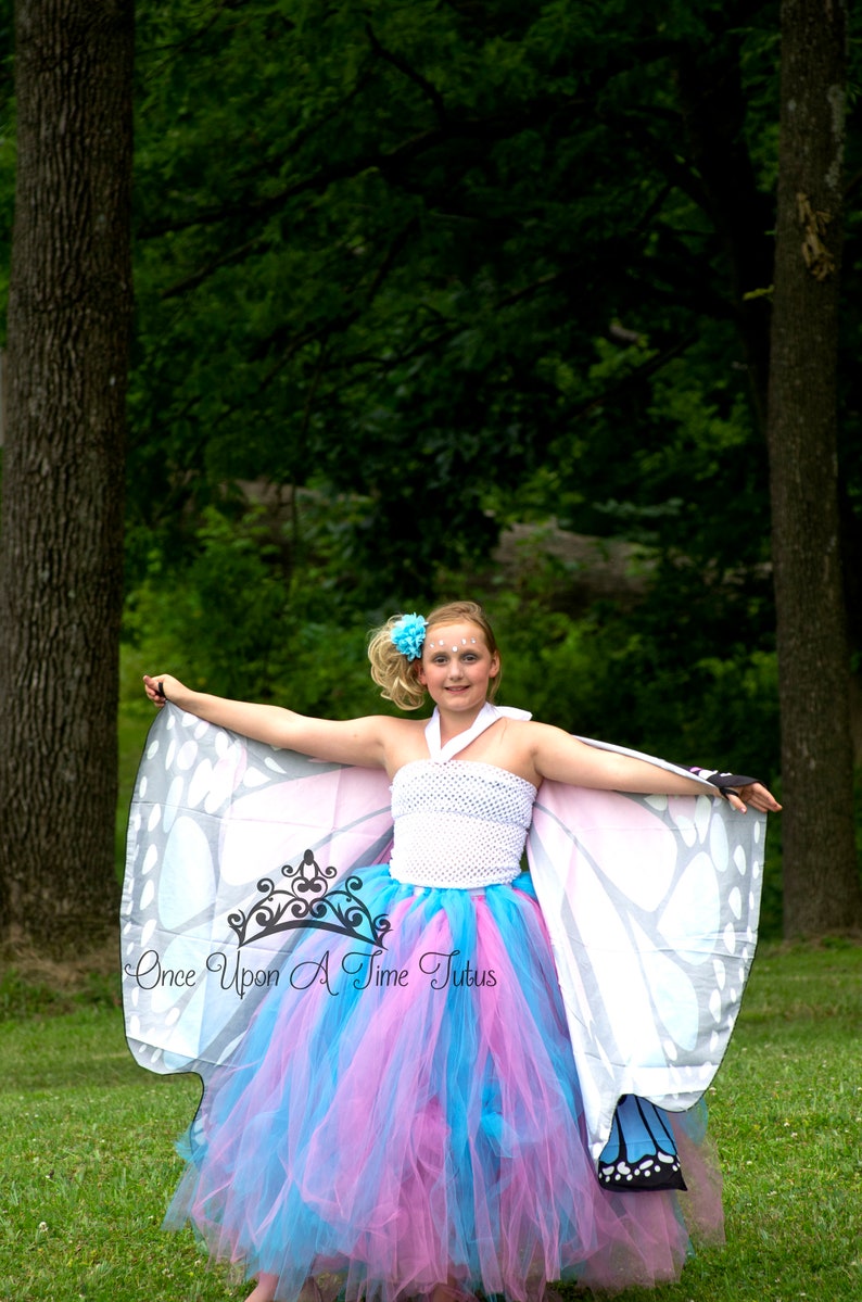 Pink Blue Butterfly Costume Girls Butterfly Dress Toddler | Etsy
