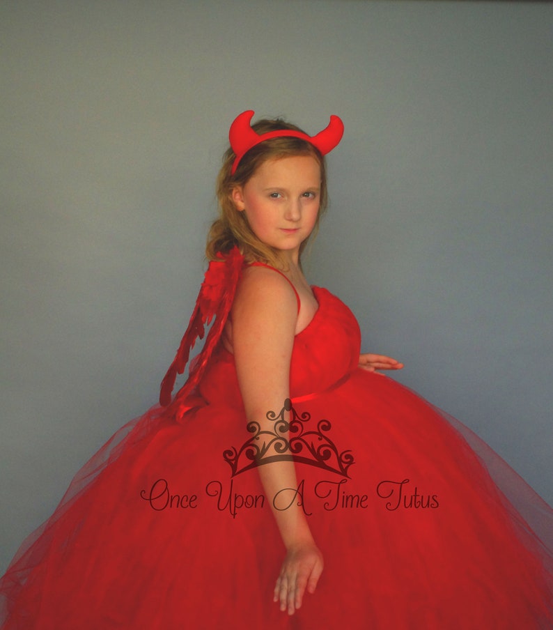 Devil Costume Devil Halloween Costume Child Costume Girls | Etsy
